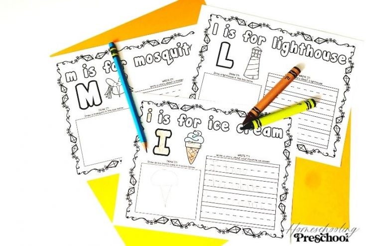 How to Use Color, Draw, and Write Prompts with Your Preschooler