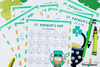 Free St. Patrick's Day Activity Sheets for Preschoolers