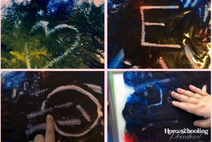 Mess-Free Painting Activity - Homeschooling Preschool