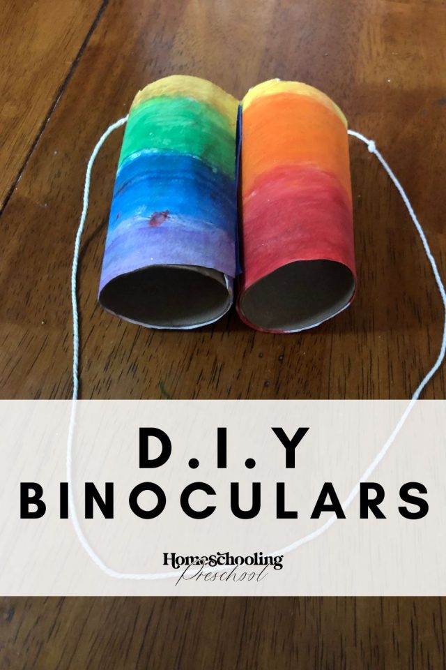 DIY Binoculars - Homeschooling Preschool