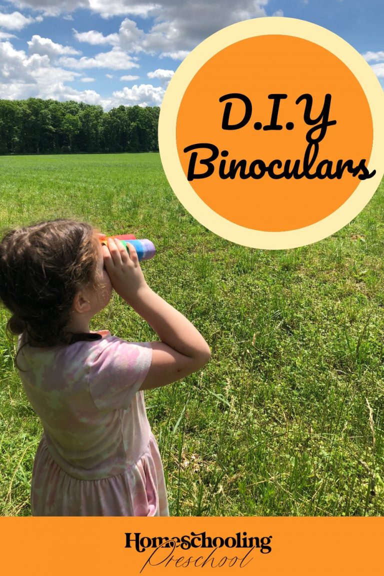 DIY Binoculars - Homeschooling Preschool