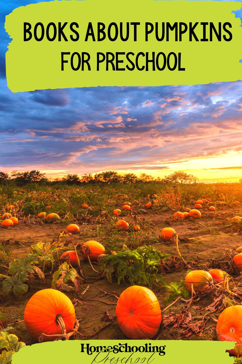 Pumpkin Books for Preschoolers - Homeschooling Preschool