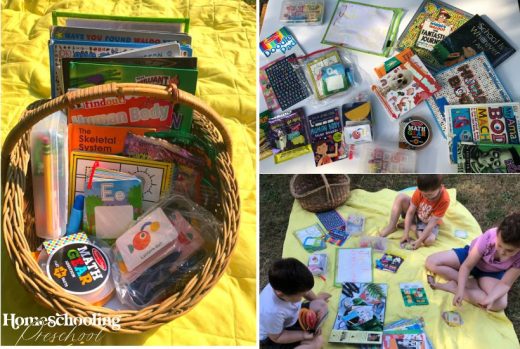Create a Preschool Morning Basket - Homeschooling Preschool
