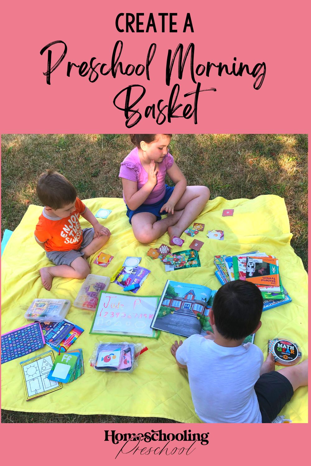 Create a Preschool Morning Basket - Homeschooling Preschool