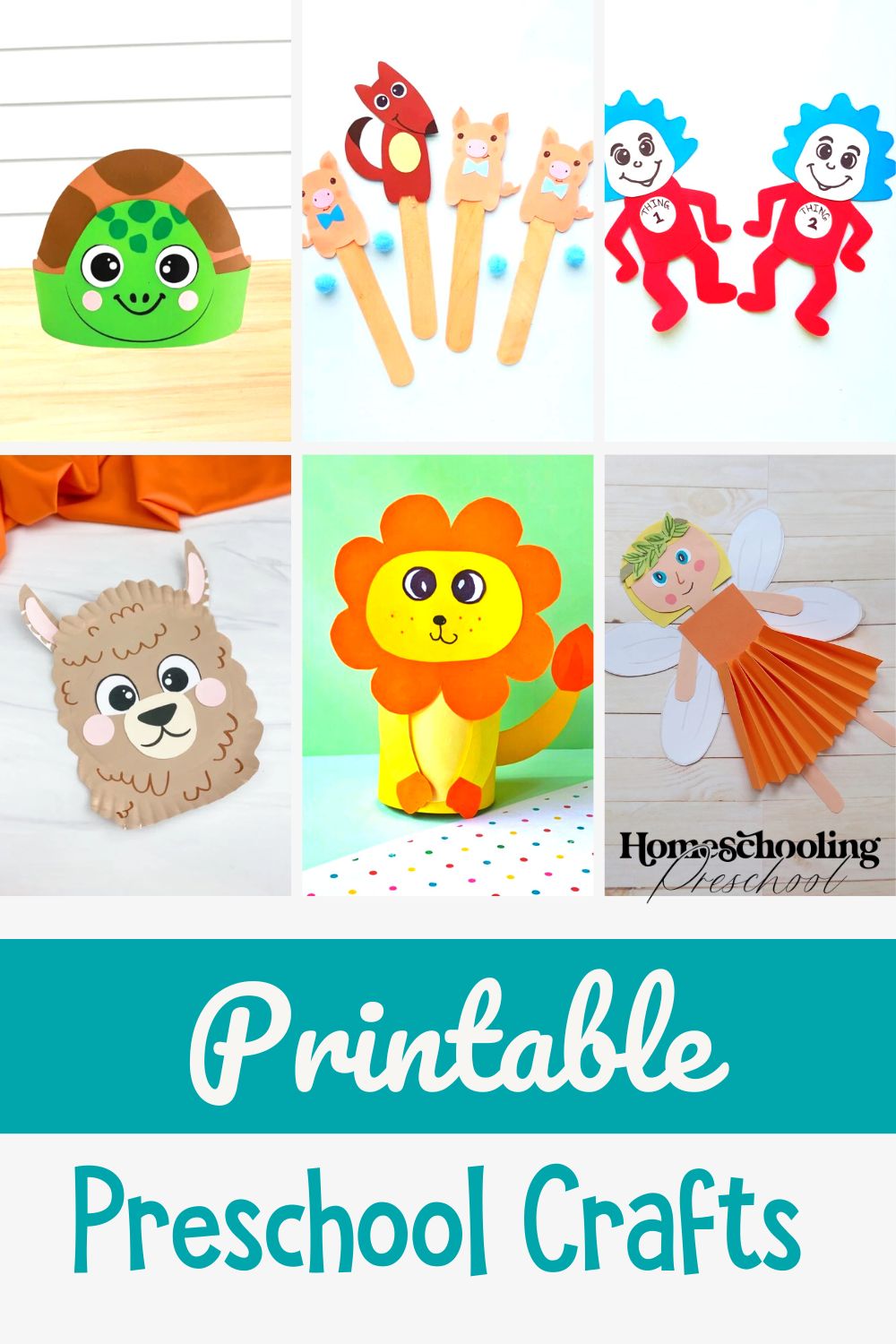 The Best Printable Preschool Crafts - Homeschooling Preschool