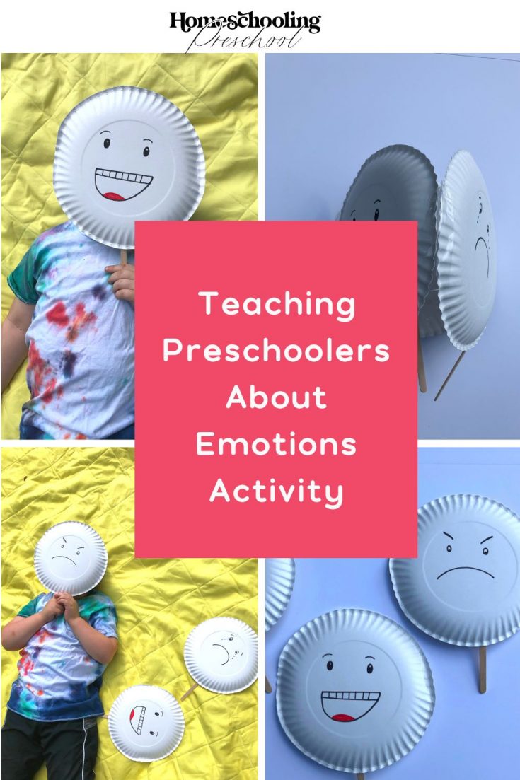 Teaching Preschoolers About Emotions Activity - Homeschooling Preschool