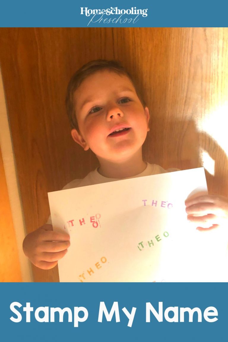 Stamp My Name Homeschooling Preschool Stamp My Name Homeschooling Preschool
