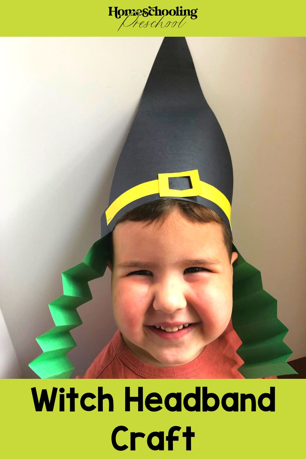 Witch Headband Craft - Homeschooling Preschool