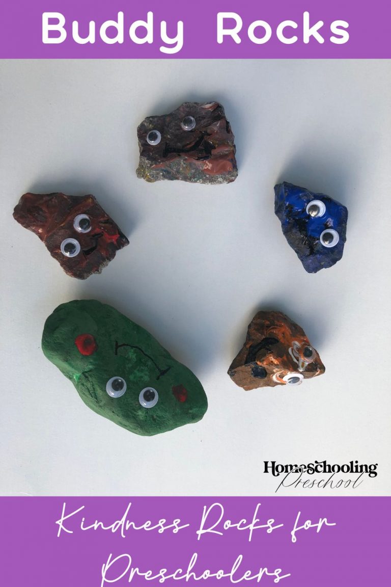 Buddy Rocks: Kindness Rocks for Preschoolers - Homeschooling Preschool