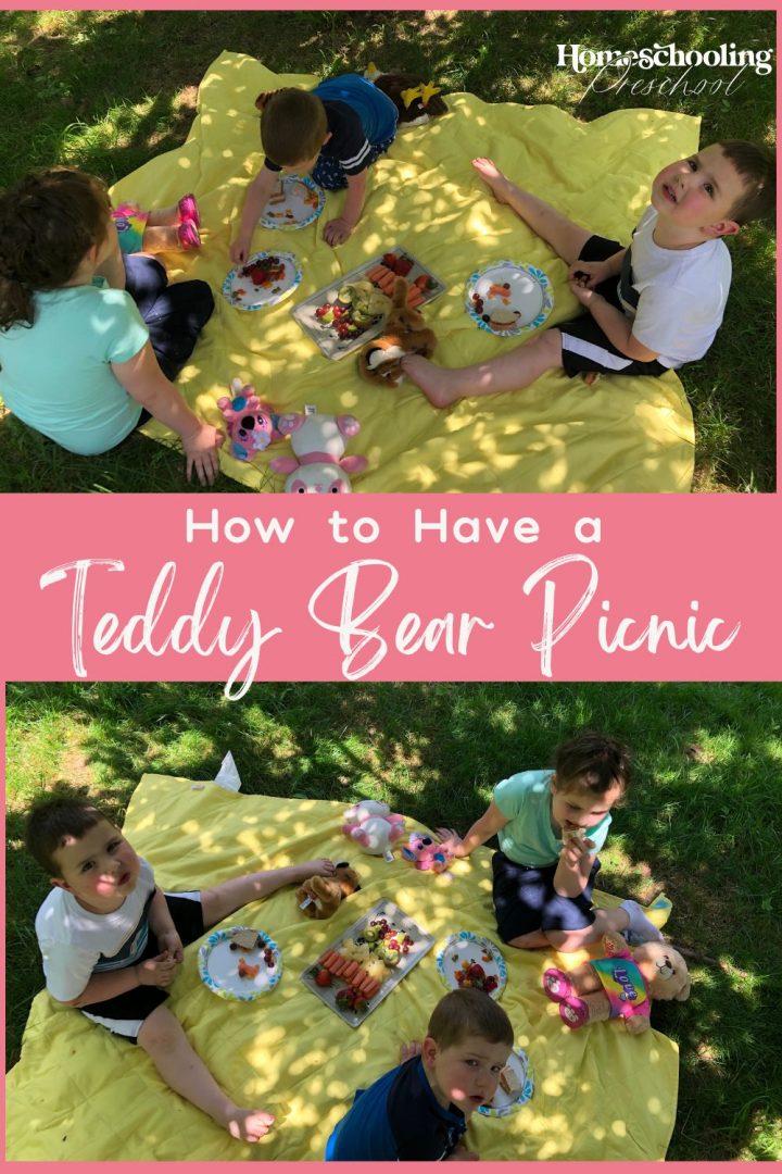 How to Have a Teddy Bear Picnic - Homeschooling Preschool