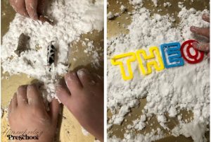 Preschool Snow Science Activity - Homeschooling Preschool