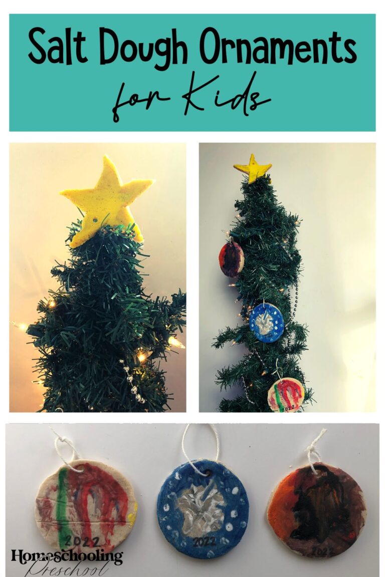Salt Dough Ornaments for Kids - Homeschooling Preschool