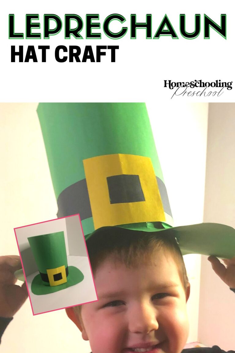 Leprechaun Hat Craft - Homeschooling Preschool