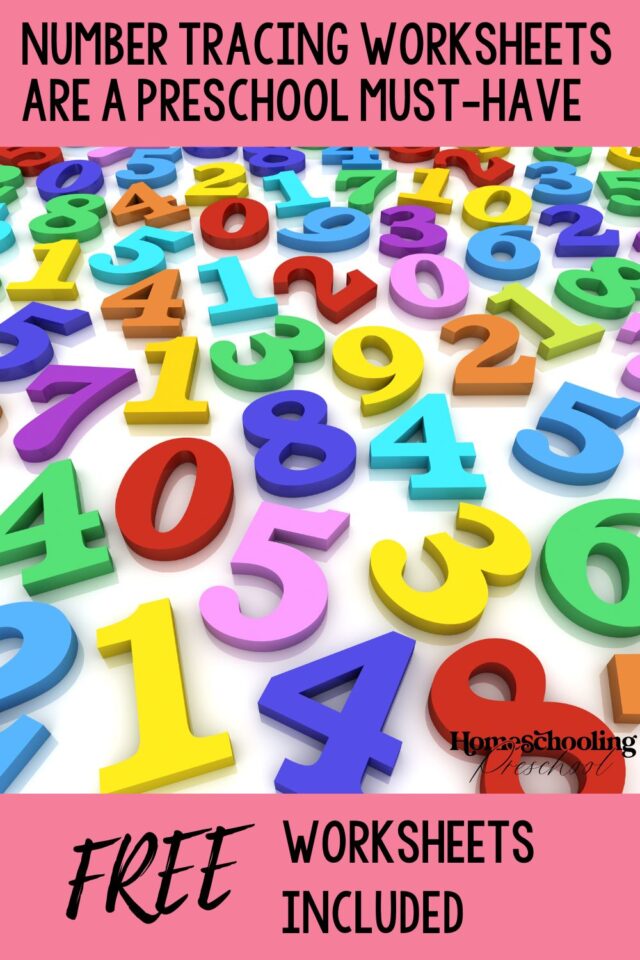 Number Tracing Worksheets are a Preschool Must-Have {Free Worksheets ...