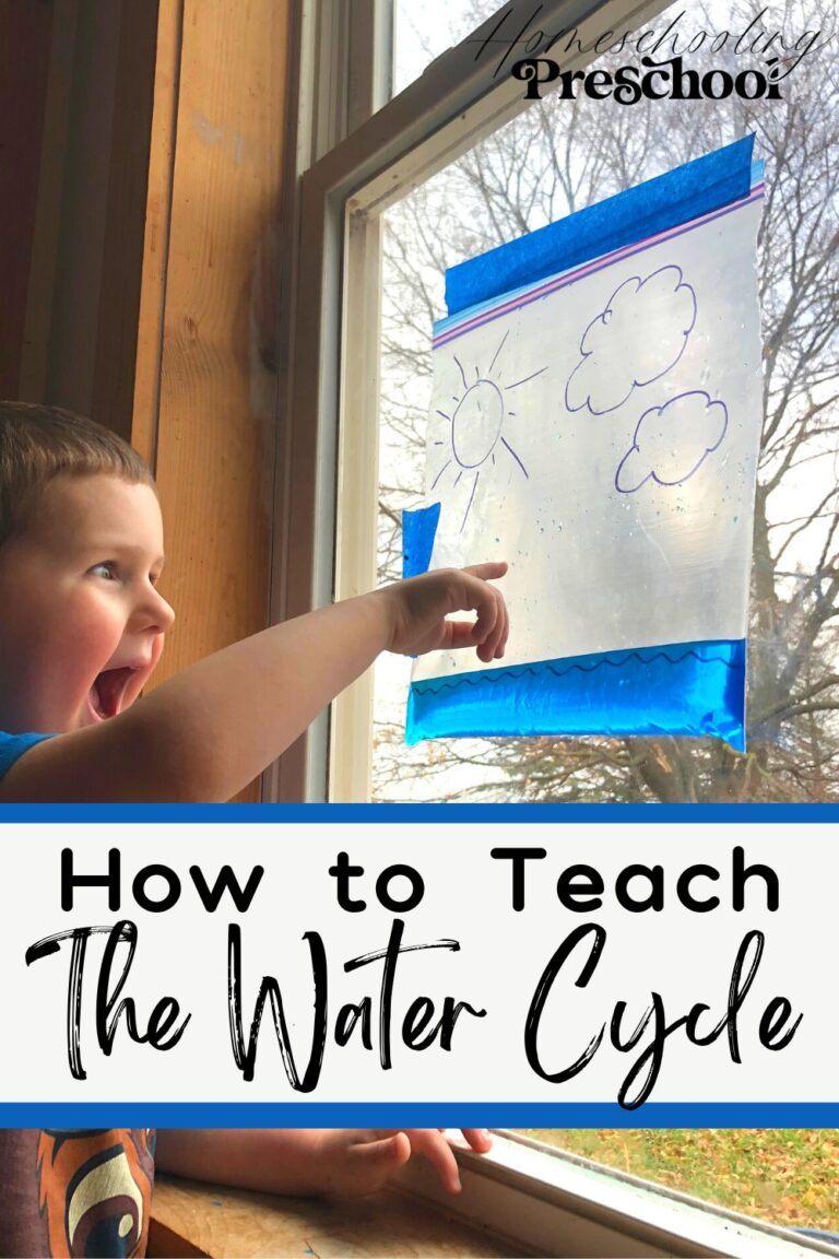 How to Teach the Water Cycle - Homeschooling Preschool