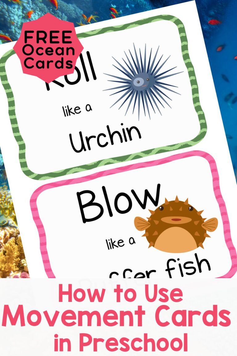 How to Use Movement Cards in Preschool - Homeschooling Preschool