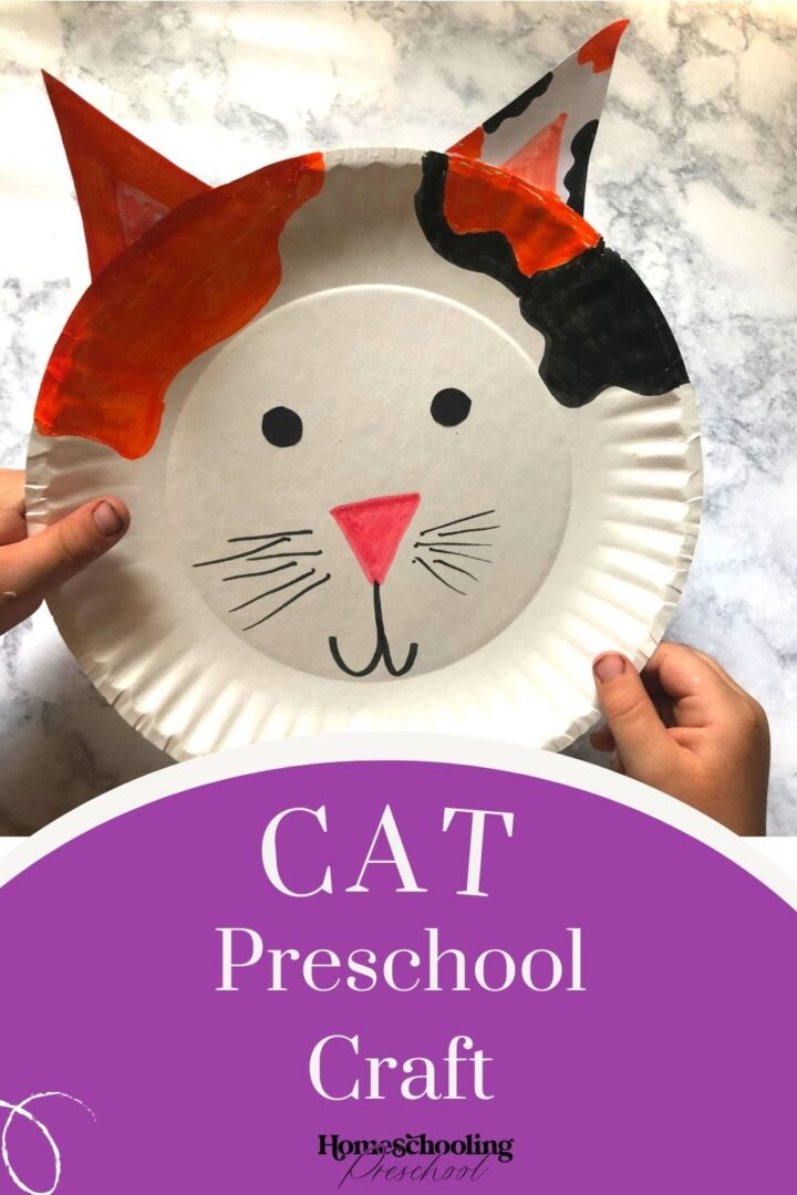 Cat Preschool Craft - Homeschooling Preschool