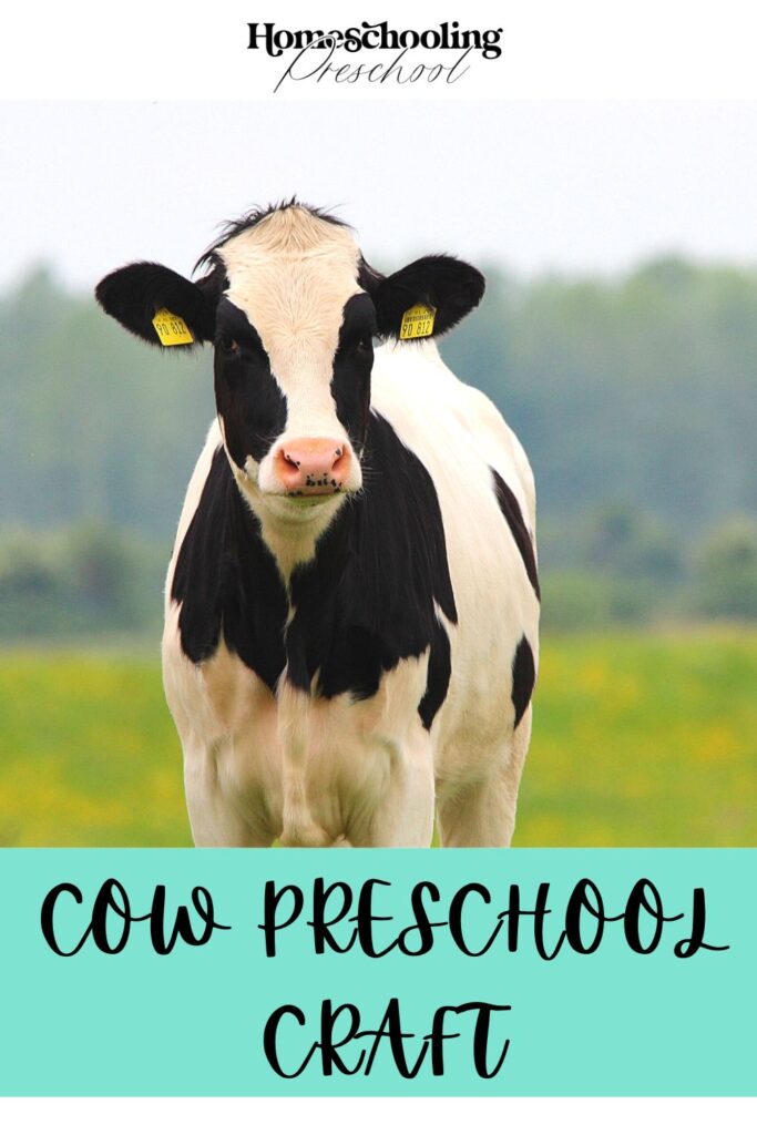 Cow Preschool Craft - Homeschooling Preschool