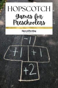 Hopscotch Games for Preschoolers - Homeschooling Preschool