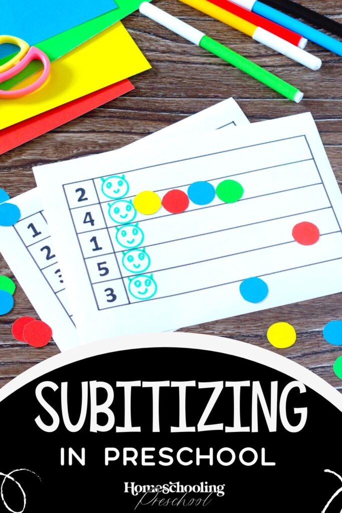 Subitizing in Preschool - Homeschooling Preschool