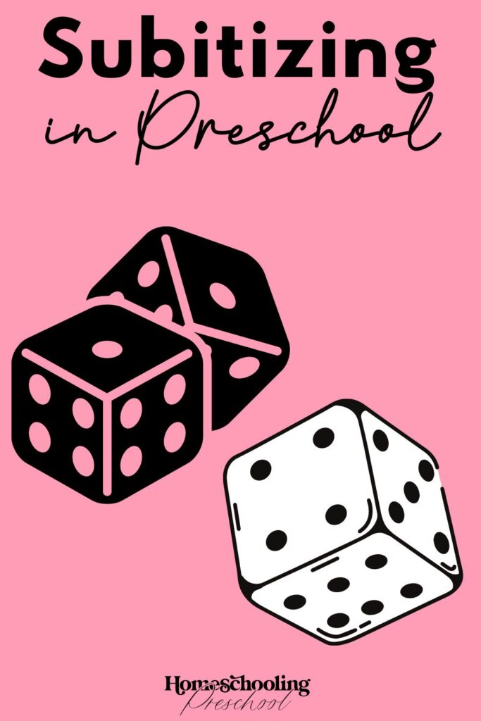 Subitizing in Preschool - Homeschooling Preschool