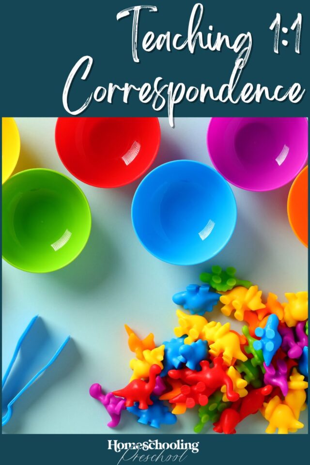 Teaching 1 to 1 Correspondence - Homeschooling Preschool