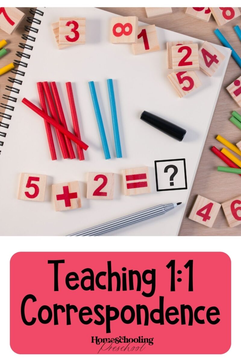 Teaching 1 to 1 Correspondence - Homeschooling Preschool