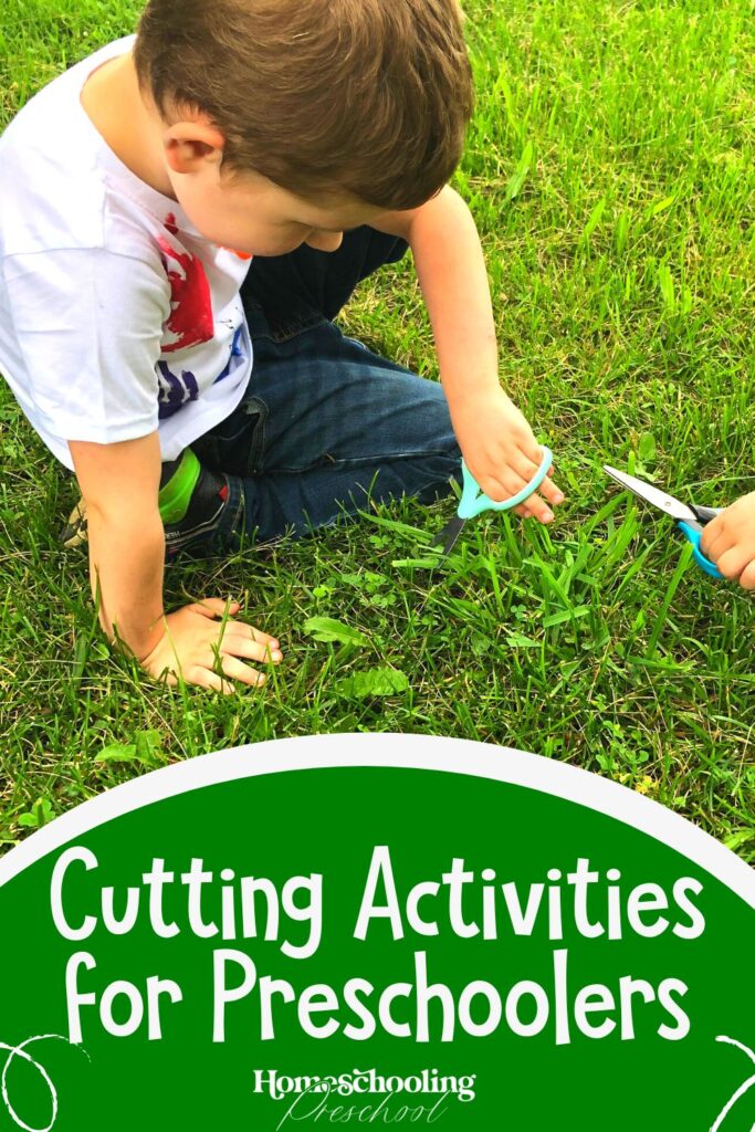 Cutting Activities for Preschoolers - Homeschooling Preschool