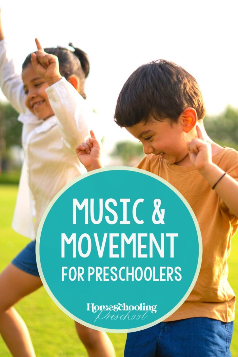 Music and Movement for Preschoolers - Homeschooling Preschool