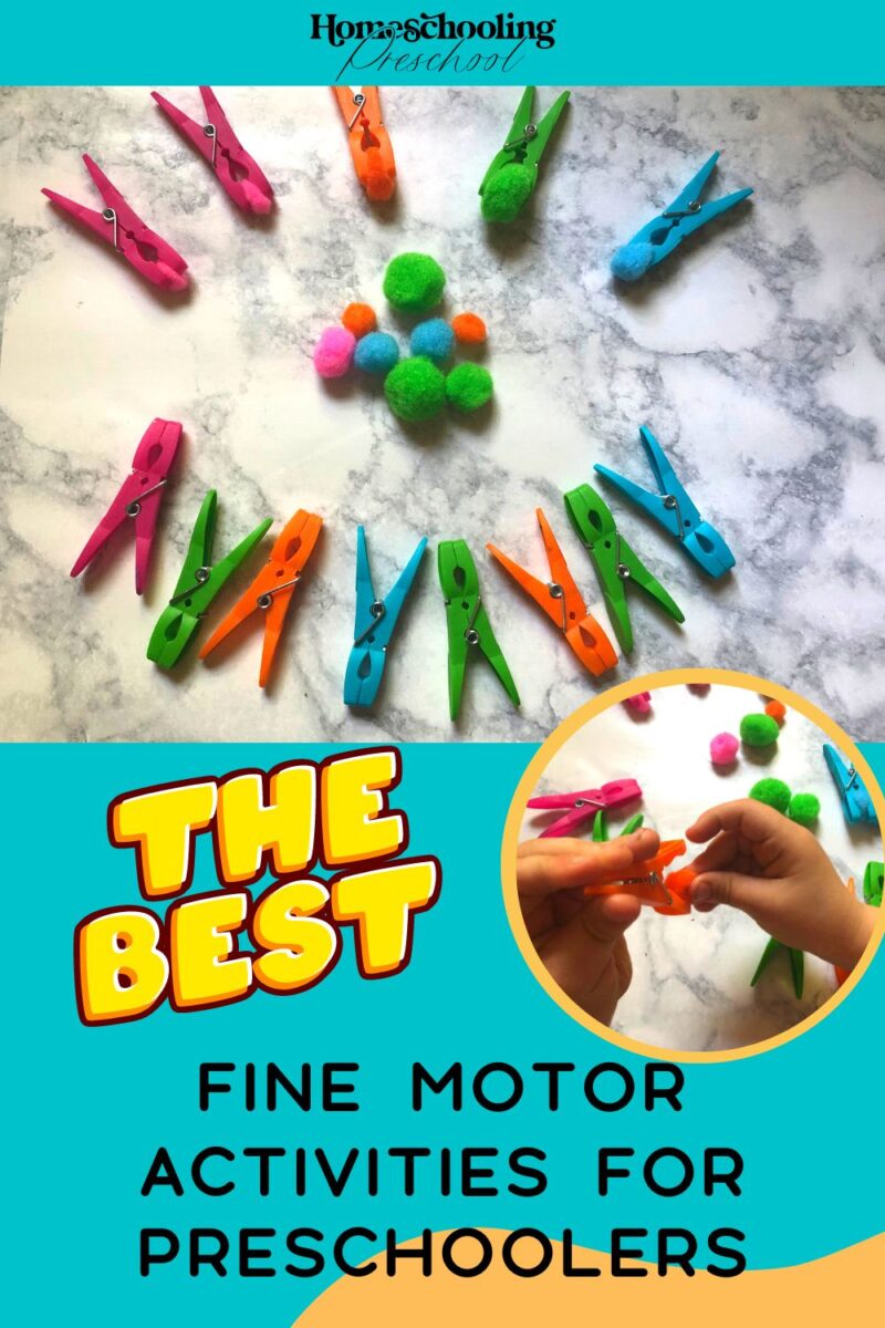 The Best Fine Motor Activities for Preschoolers - Homeschooling Preschool