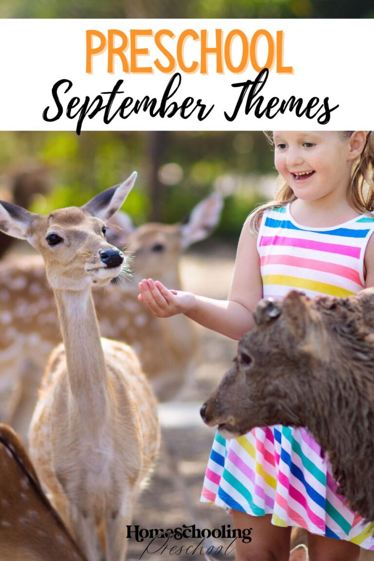 Preschool September Themes - Homeschooling Preschool
