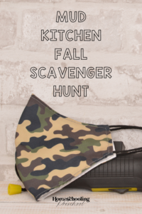 Mud Kitchen Fall Scavenger Hunt - Homeschooling Preschool