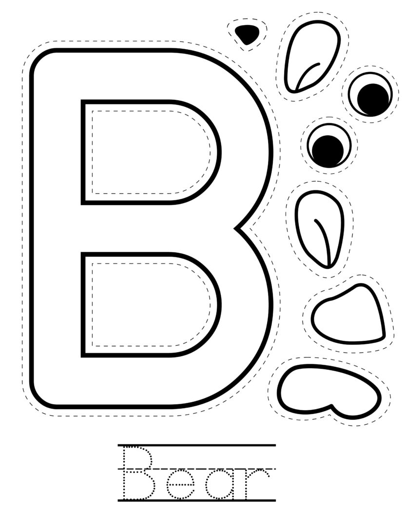 Letter B Craft: Bear Activity - Homeschooling Preschool