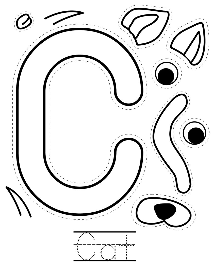 Letter C Craft: Cat Activity - Homeschooling Preschool