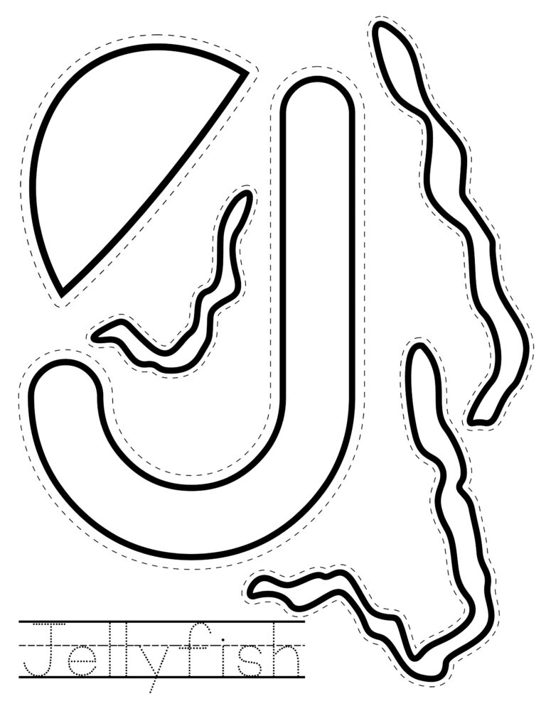 Letter J Craft: Jellyfish Activity - Homeschooling Preschool