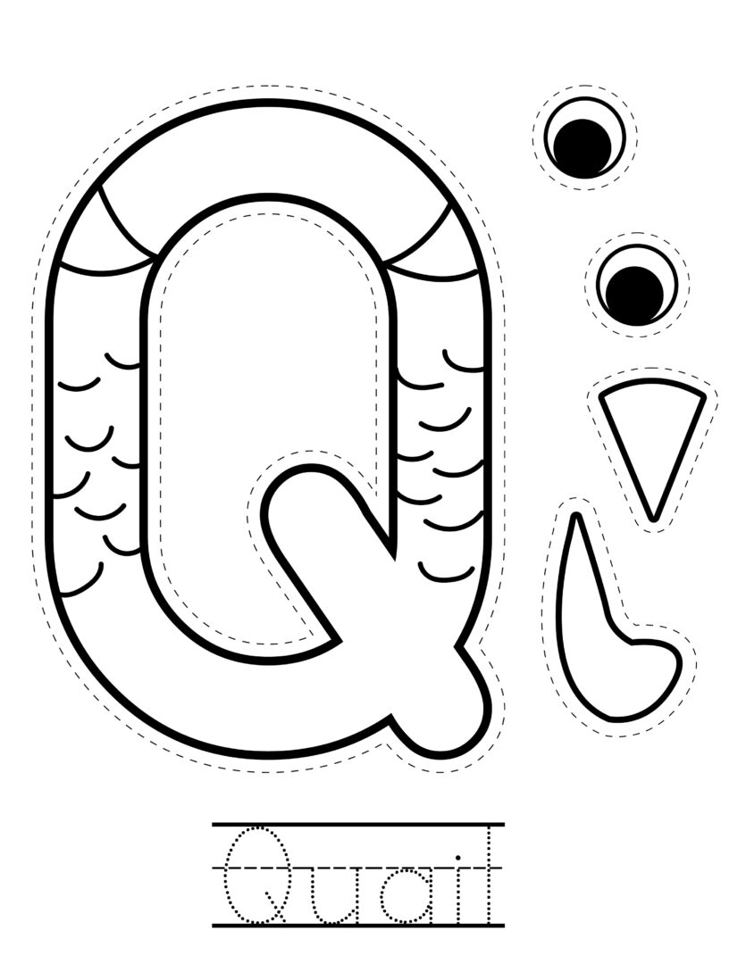 Letter Q Craft: Quail Activity - Homeschooling Preschool