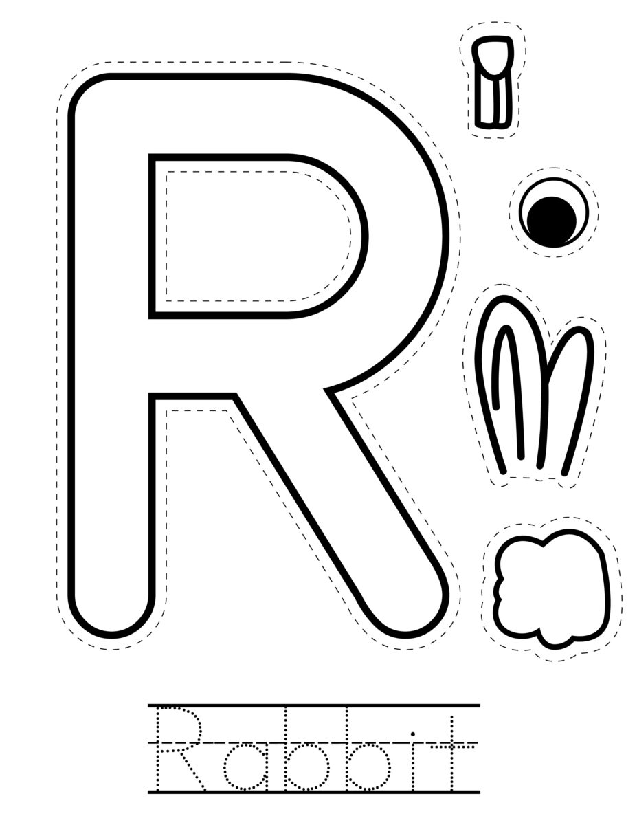 Letter R Craft: Rabbit Activity - Homeschooling Preschool