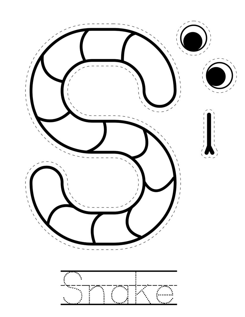 Letter S Craft: Snake Activity - Homeschooling Preschool