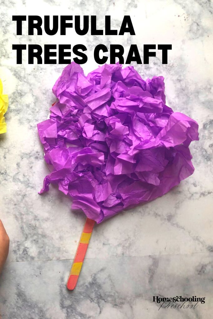 Truffula Trees Craft - Homeschooling Preschool