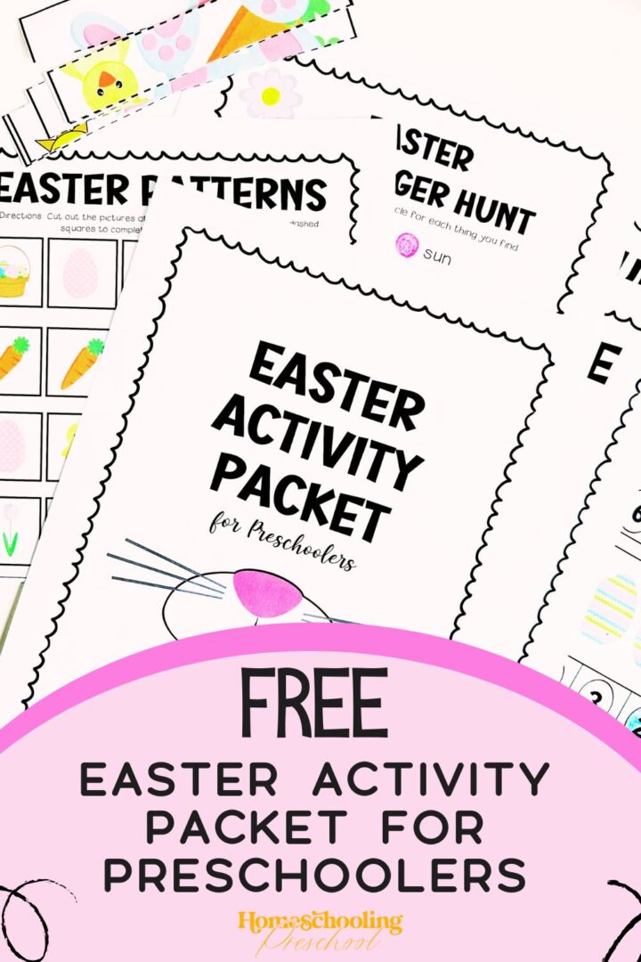 Free Easter Activity Packet - Homeschooling Preschool