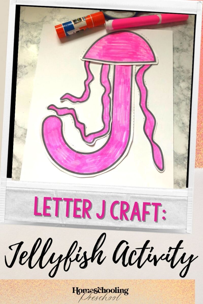 Letter J Craft: Jellyfish Activity - Homeschooling Preschool