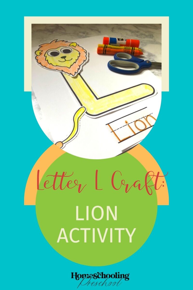 Letter L Craft: Lion Activity - Homeschooling Preschool