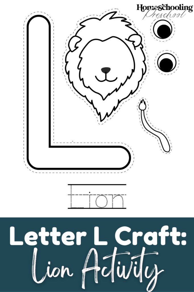 Letter L Craft: Lion Activity - Homeschooling Preschool