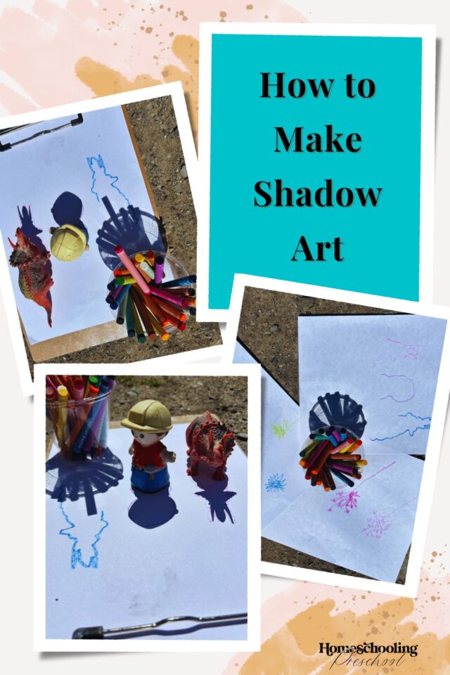 How to Make Shadow Art - Homeschooling Preschool