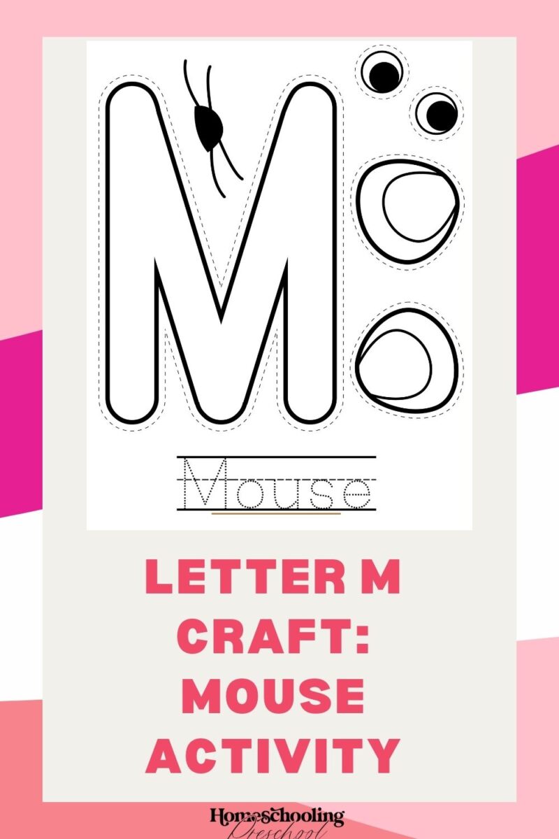 Letter M Craft: Mouse Activity - Homeschooling Preschool