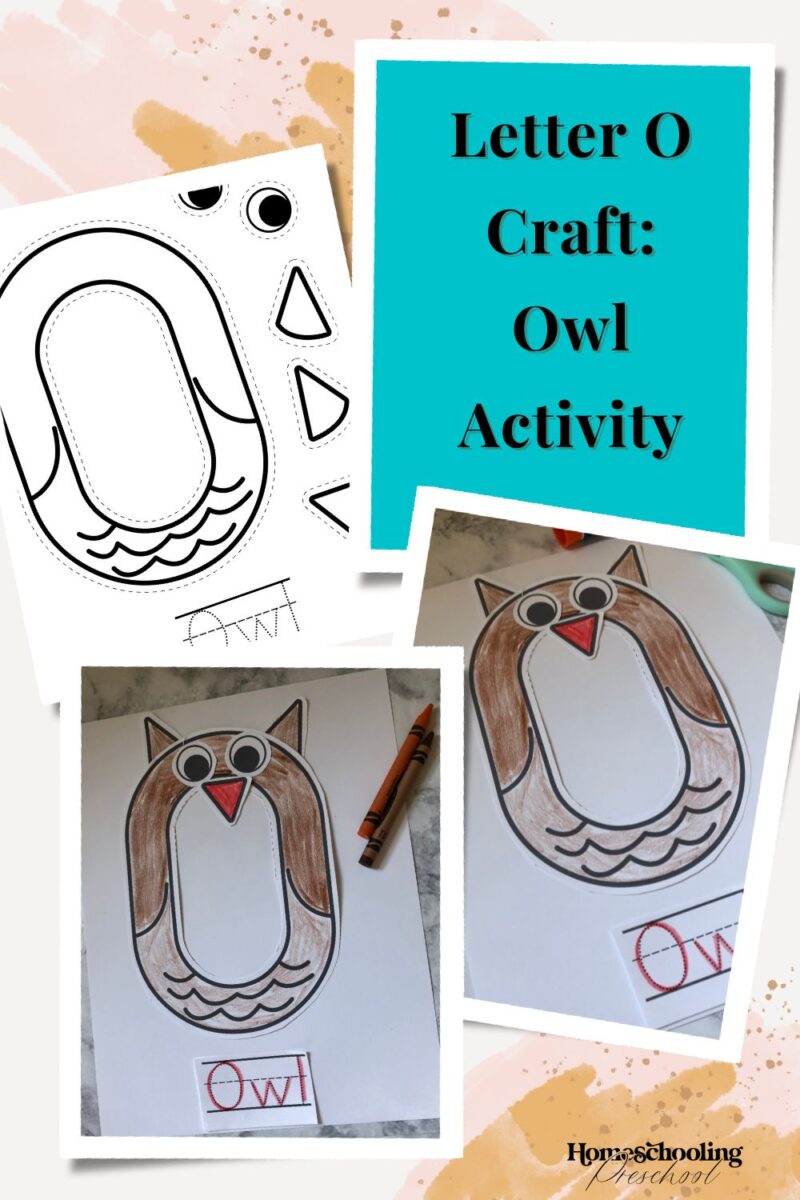 Letter O Craft: Owl Activity - Homeschooling Preschool