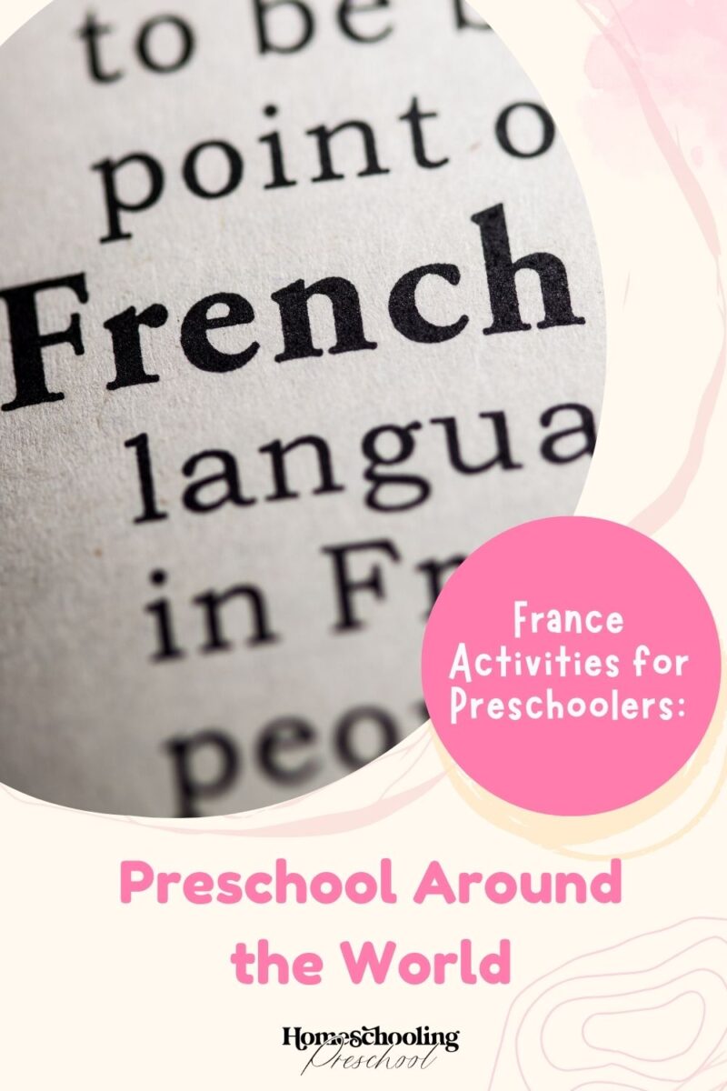 France Activities for Preschool: Preschool Around the World ...