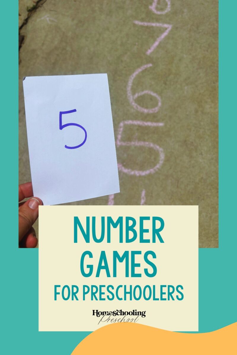 Number Games for Preschoolers - Homeschooling Preschool