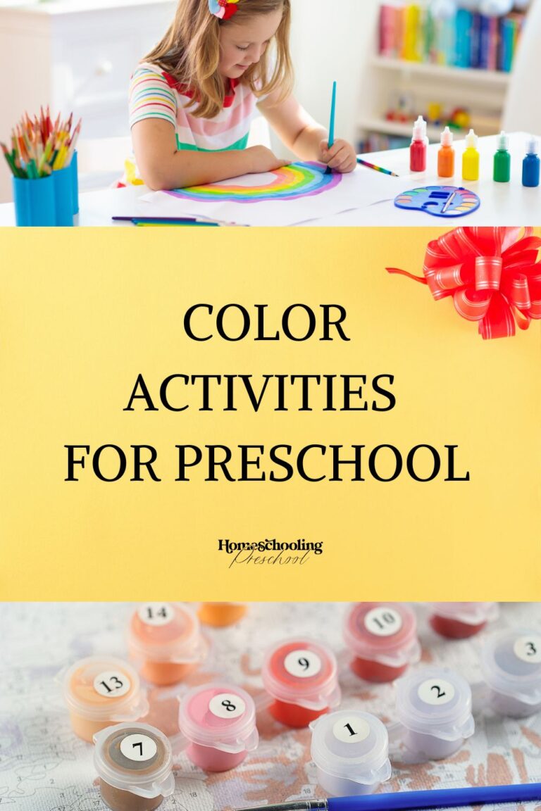 Color Activities for Preschool - Homeschooling Preschool