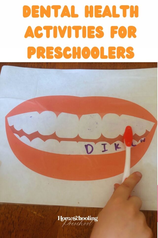 Dental Health Activities for Preschoolers - Homeschooling Preschool